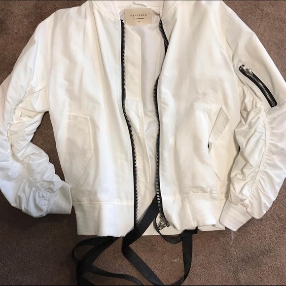Jackets & Coats | Represent White Bomber Jacket | Poshmark